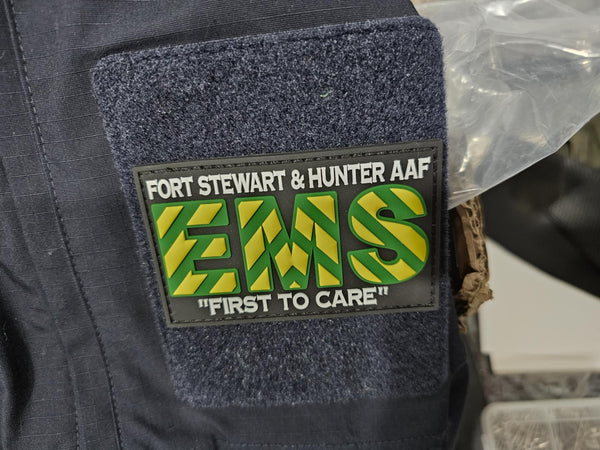 U.S. Army EMS Ft. Stewart / HAAF 3D PVC Patch – BADR TACTICAL