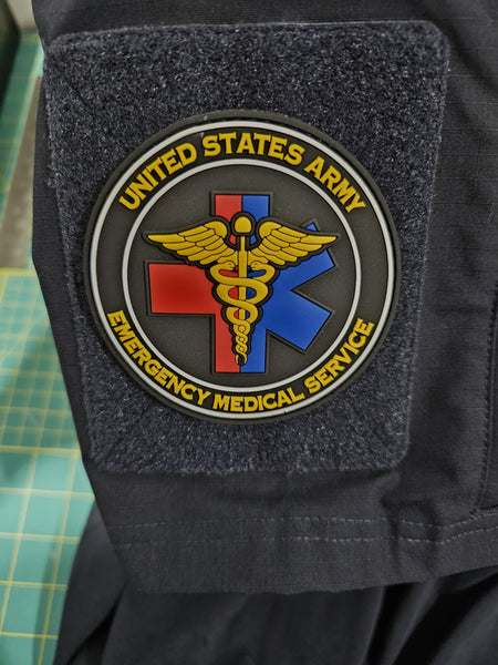 U.S. Army EMS 3D PVC Patch – BADR TACTICAL